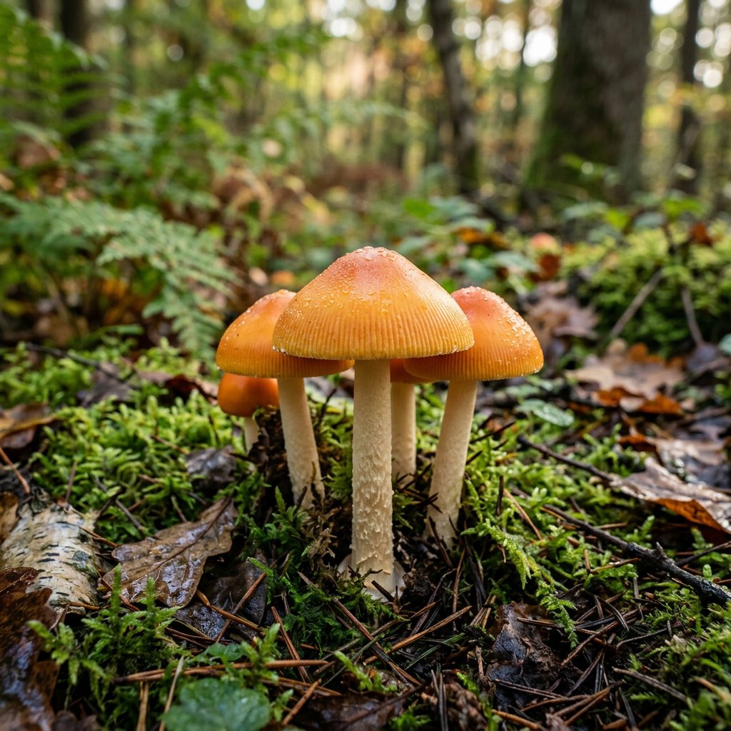 Orange Grisette (Amanita Crocea) Identification & Edibility - Plantiary