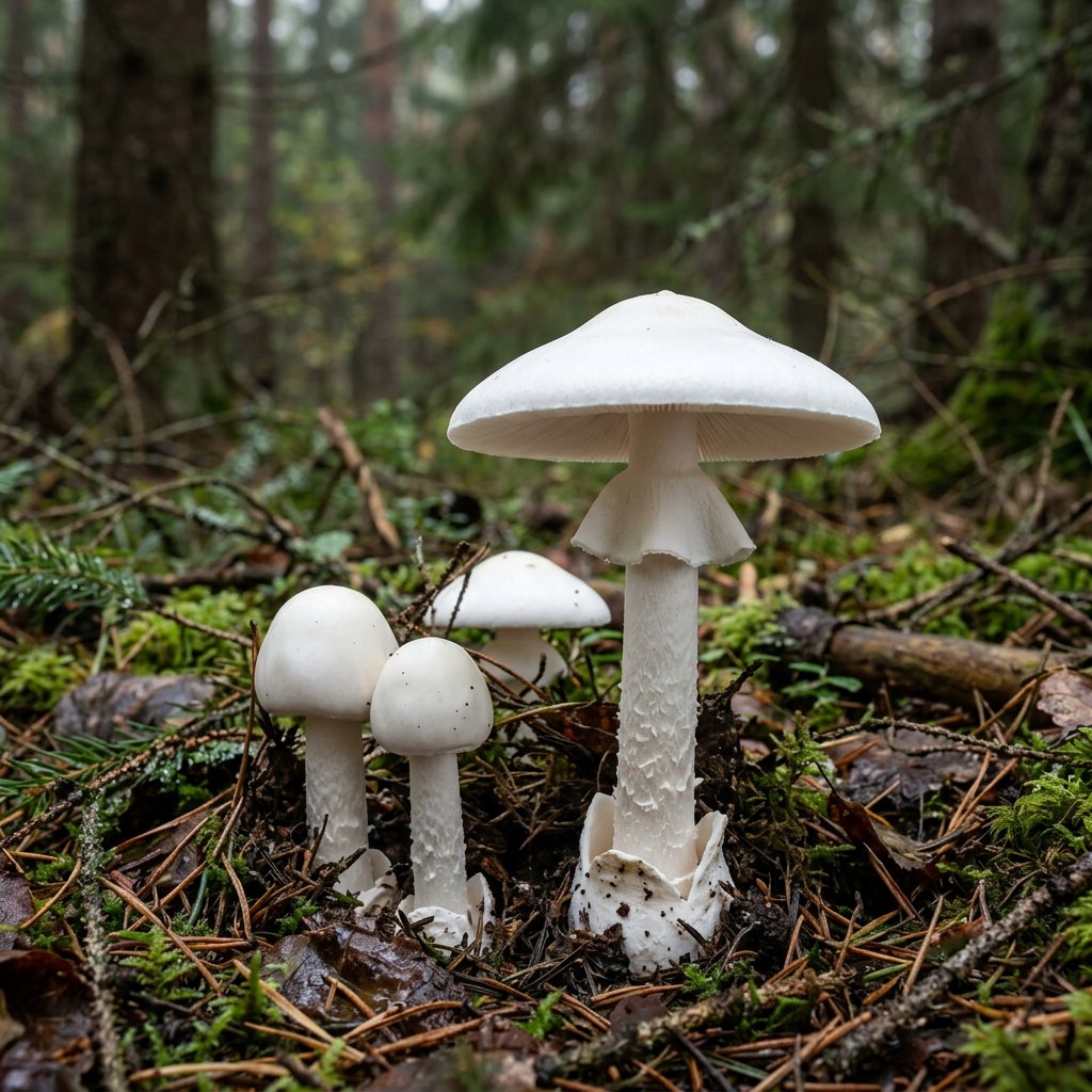 European Destroying Angel (Amanita Virosa) Identification & Edibility ...