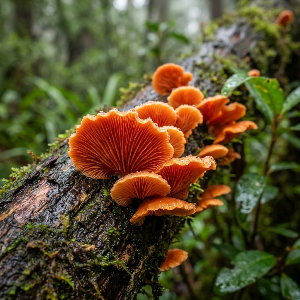 Orange Fan (Anthracophyllum Archeri) Identification & Edibility - Plantiary