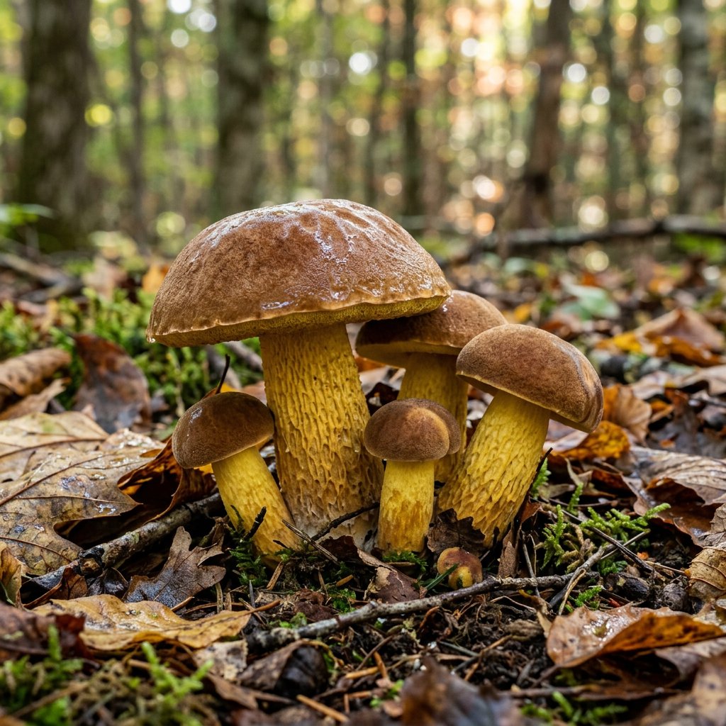 Butter-foot Bolete (Boletus Auripes) Identification & Edibility - Plantiary