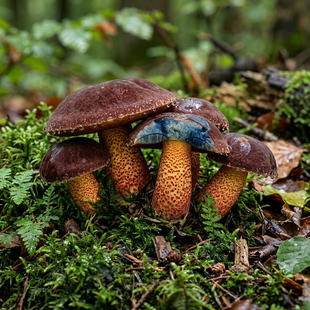 Dotted Stem Bolete (Boletus Erythropus) Mushroom Identification ...