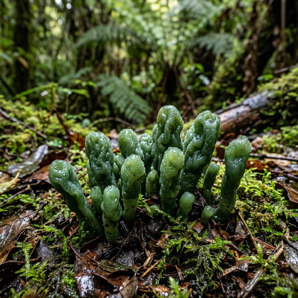 Blue Pouch Fungus (Clavogaster Virescens) Identification & Edibility ...