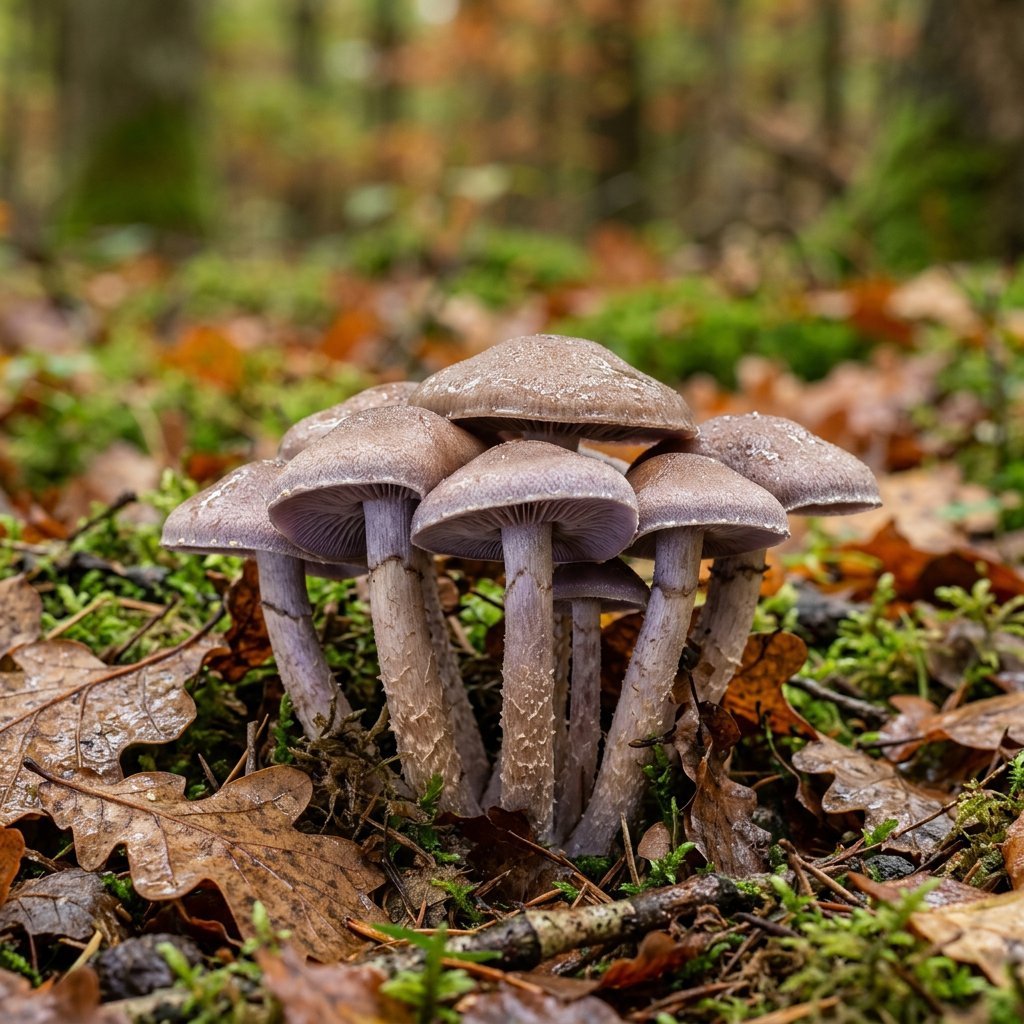 Variable Webcap (Cortinarius Anomalus) Mushroom Identification, Habitat ...