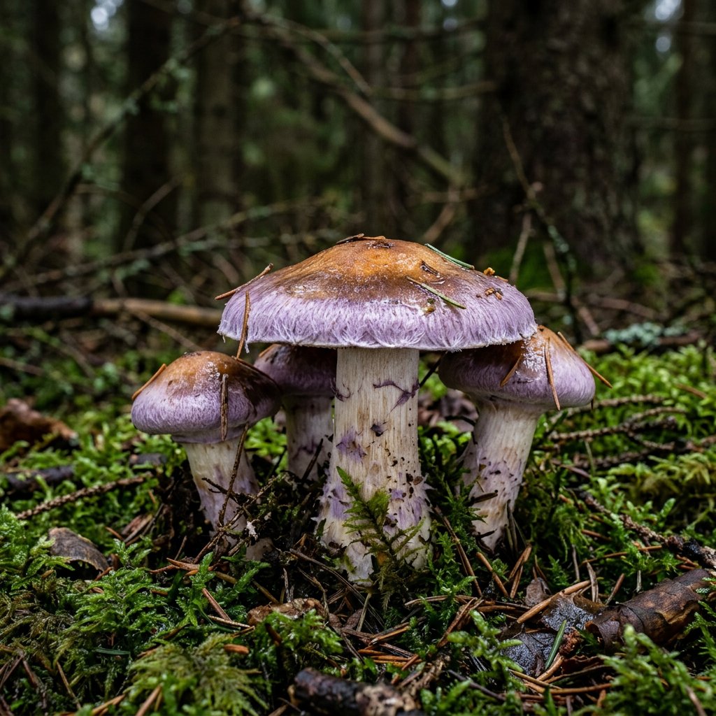 Cortinarius Balteatocumatilis Identification & Edibility - Plantiary