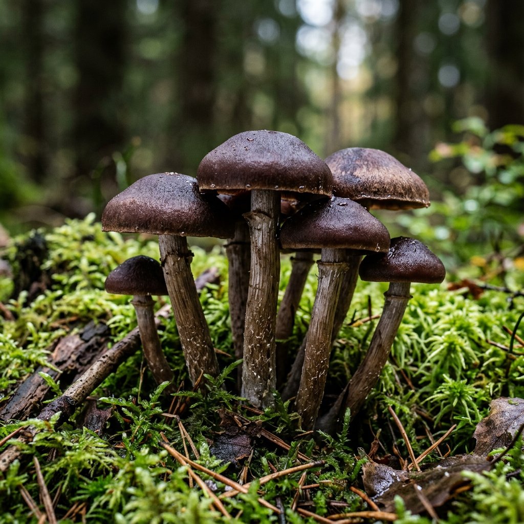 Cortinarius Brunneus Identification & Edibility - Plantiary