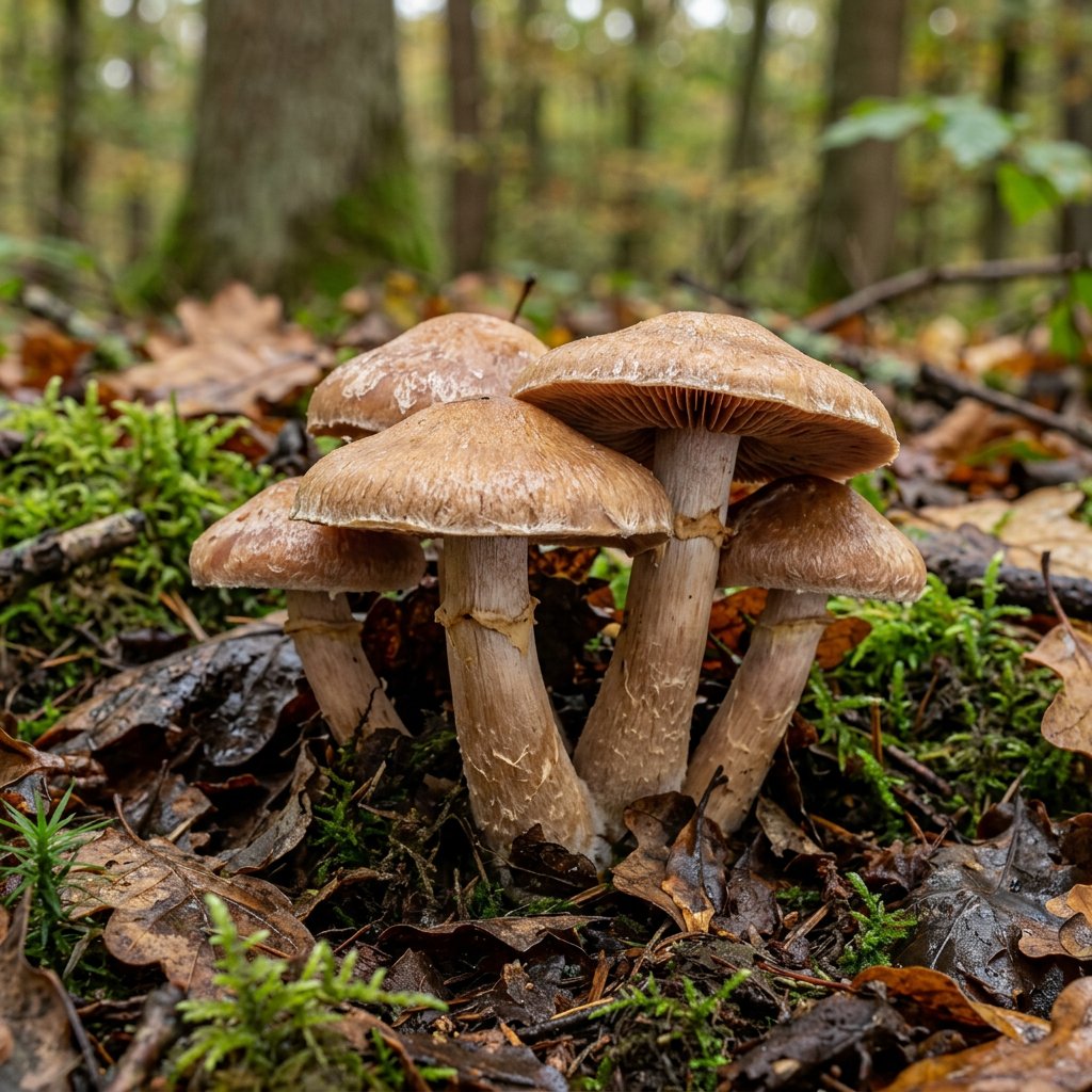 Honey Webcap (Cortinarius Talus) Identification & Edibility - Plantiary