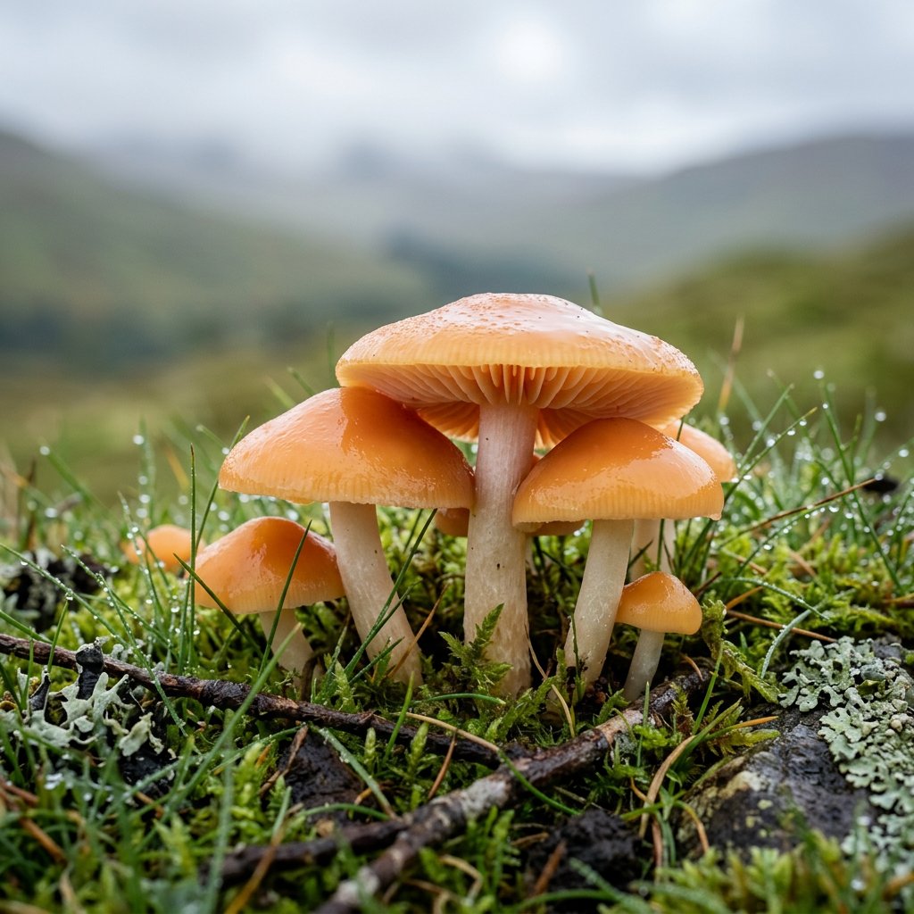 Meadow Waxcap (Cuphophyllus Pratensis) Identification & Edibility ...