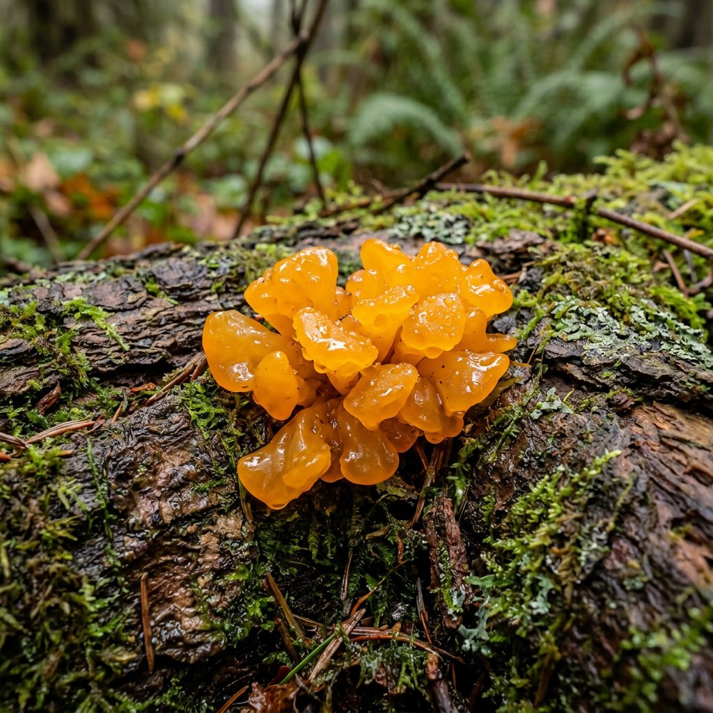 Dacrymyces Lacrymalis Mushroom Identification, Habitat & Uses