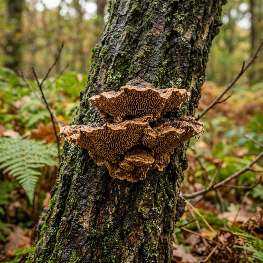 Oak Mazegill (Daedalea Quercina) Identification & Edibility - Plantiary