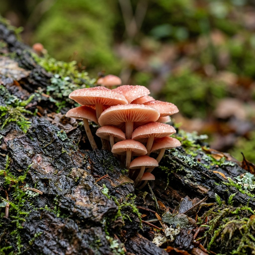 Salmon Bracket (Erastia Salmonicolor) Identification & Edibility ...