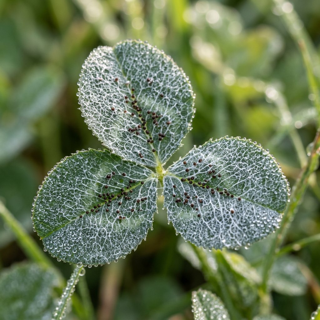 Clover Powdery Mildew (Erysiphe Trifoliorum) Identification & Edibility ...