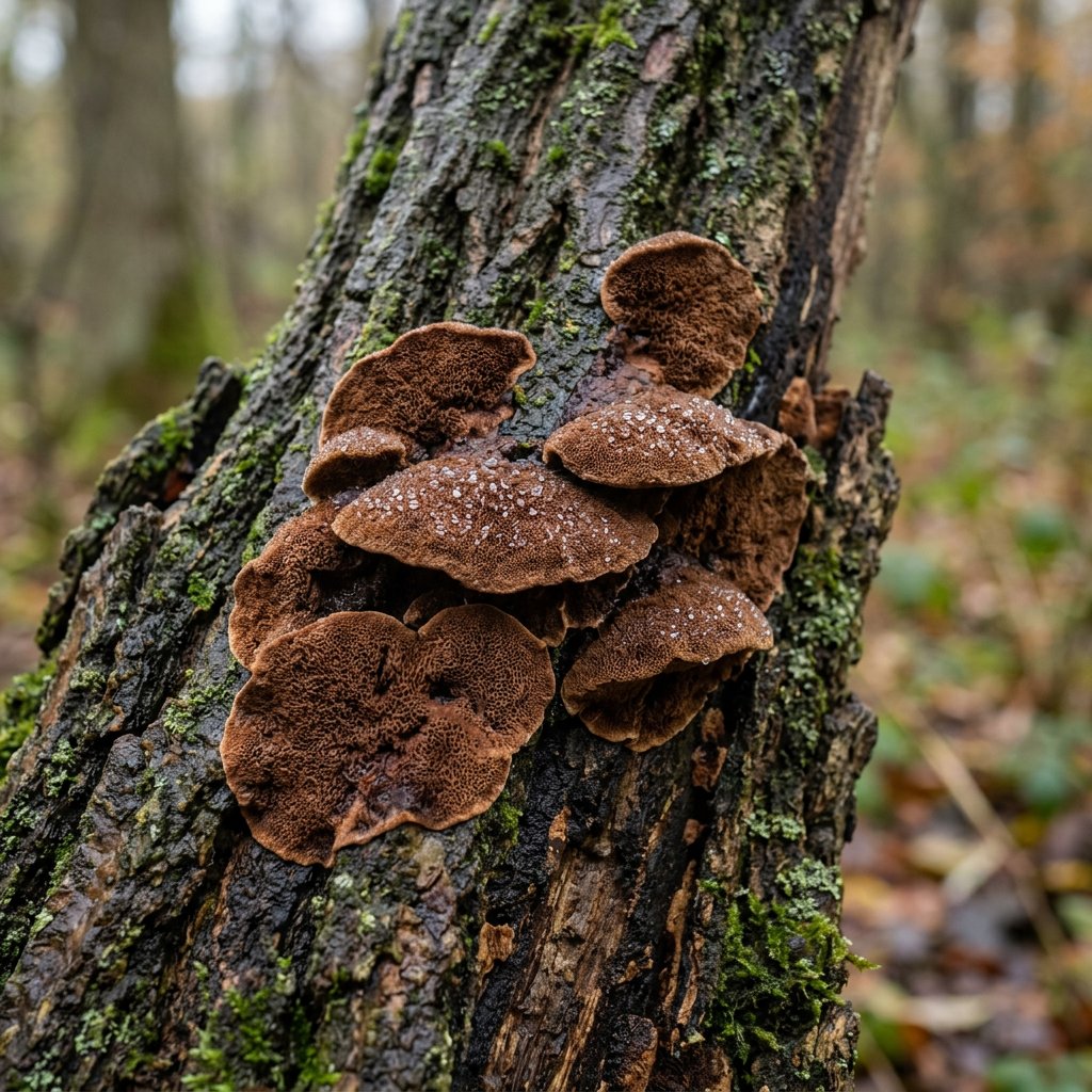 Elbowpatch Crust (Fomitiporia Punctata) Identification & Edibility ...