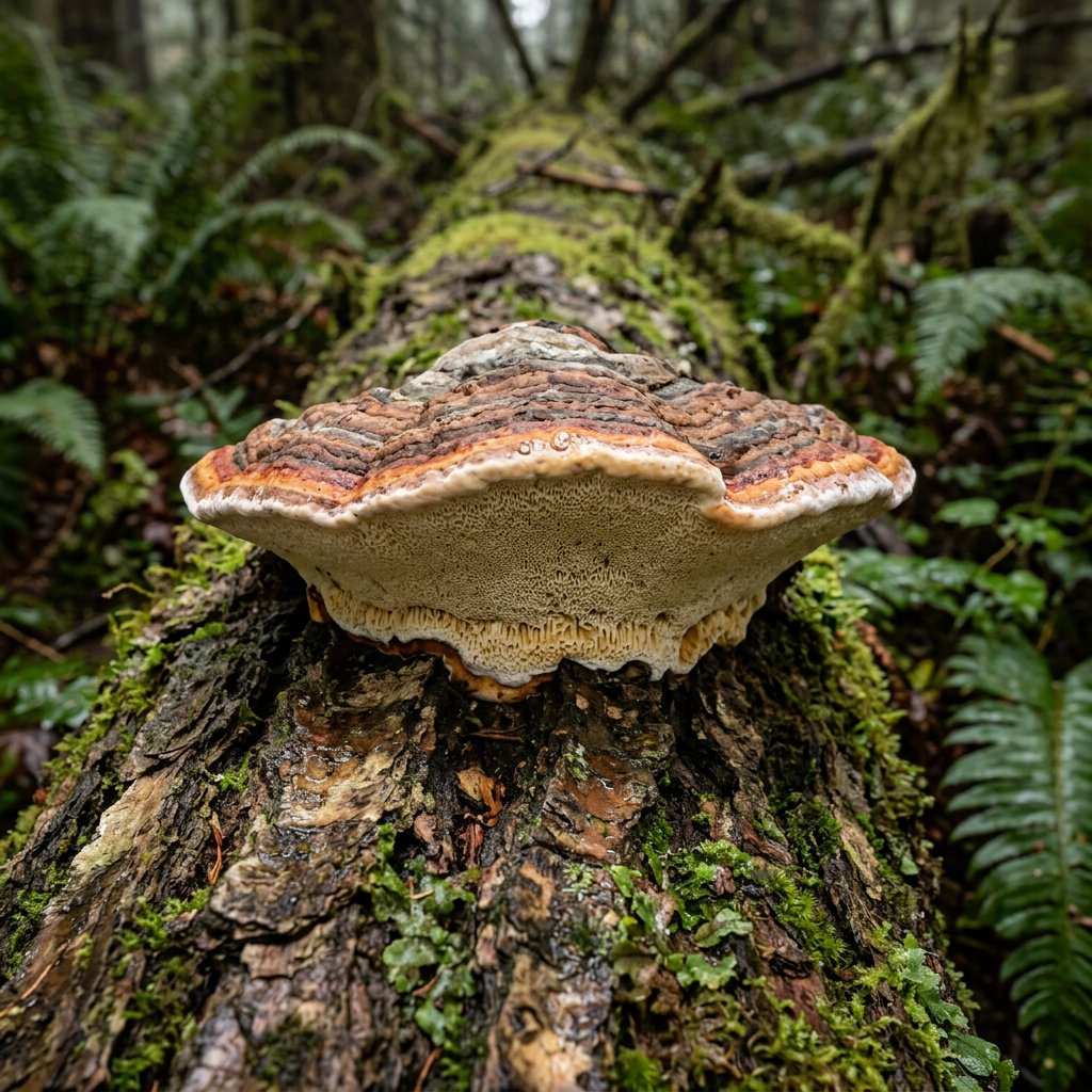 Northern Red Belt (Fomitopsis Mounceae) Identification & Edibility ...