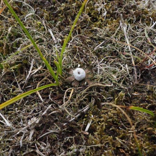 Field Earthstar (Geastrum Campestre) Mushroom Identification, Habitat ...