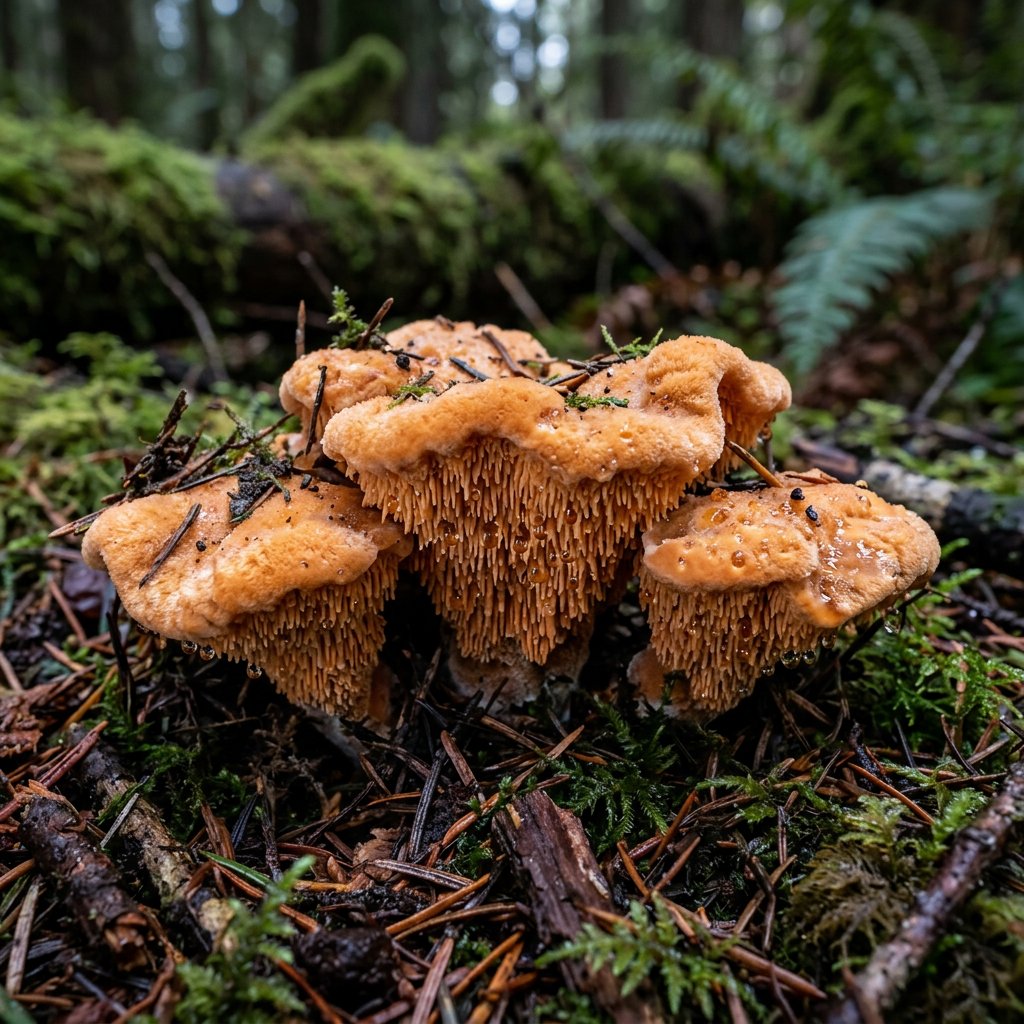 Orange Rough-cap Tooth (Hydnellum Aurantiacum) Identification ...