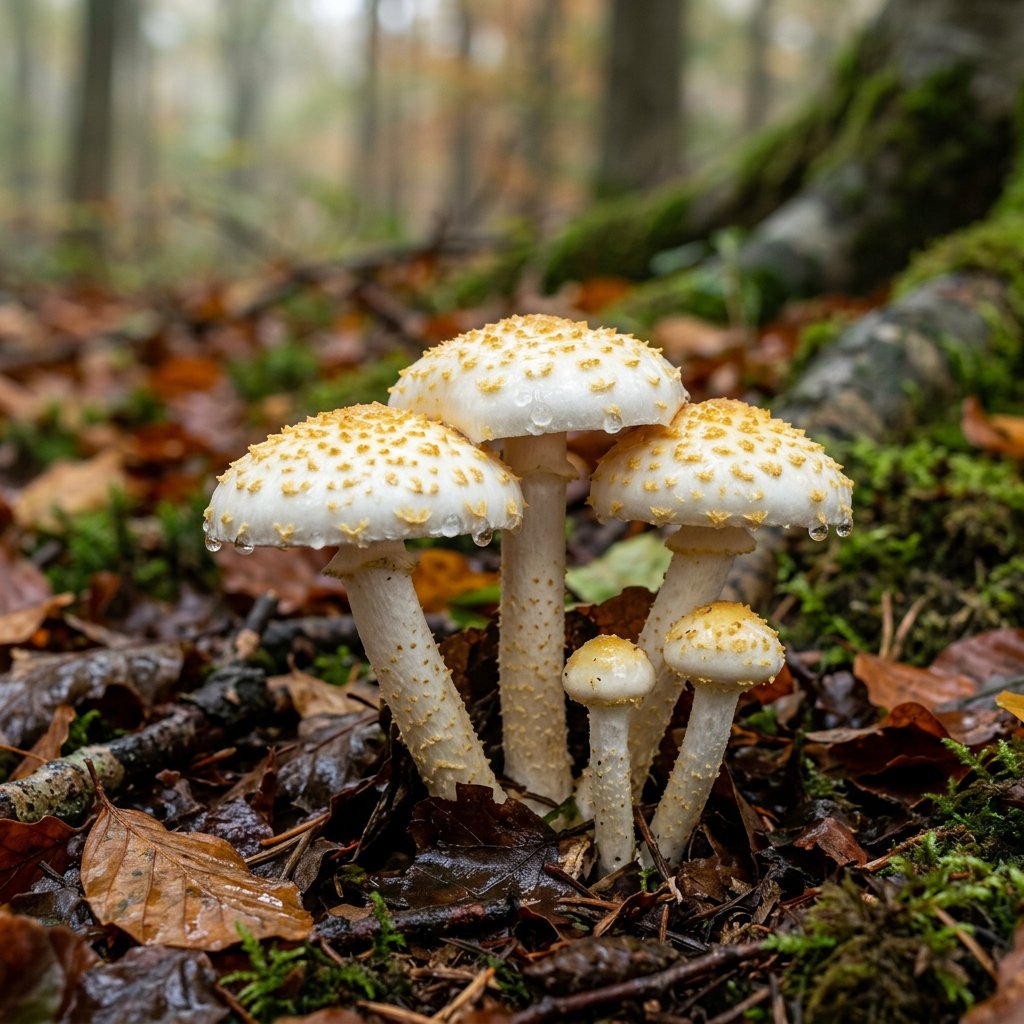 Gold Dust Waxy Cap (Hygrophorus Chrysodon) Identification & Edibility ...