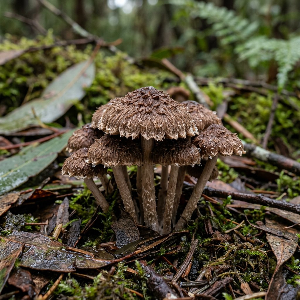 White Button Mushroom (Agaricus Bisporus) Mushroom Identification ...