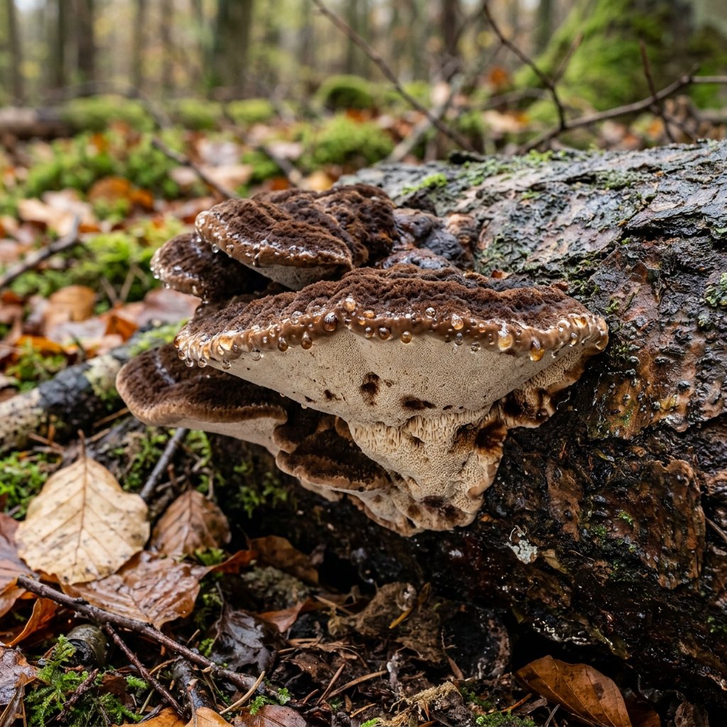 Resinous Polypore (Ischnoderma Resinosum) Identification & Edibility ...