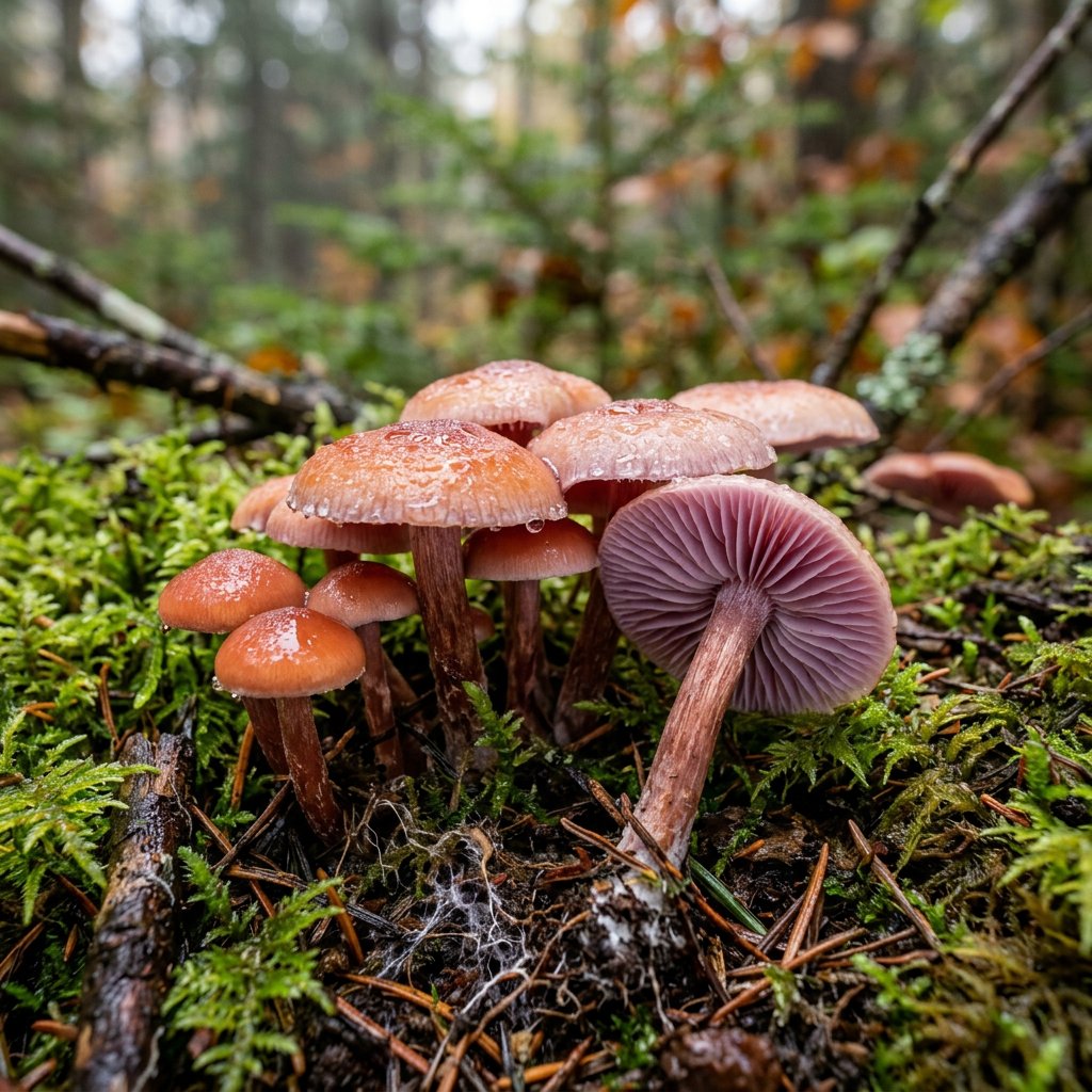Bicoloured Deceiver (Laccaria Bicolor) Identification & Edibility ...