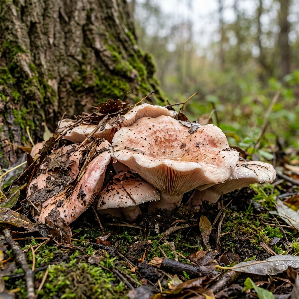Blushing Milkcap (Lactarius Controversus) Identification & Edibility ...
