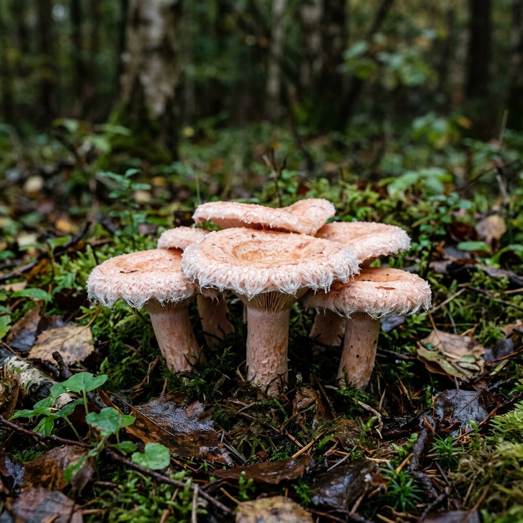 Woolly Milkcap (Lactarius Torminosus) Identification & Edibility ...