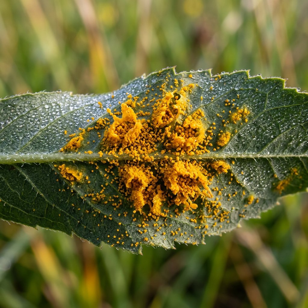 Euphorbia Rust (Melampsora Euphorbiae) Identification & Edibility ...