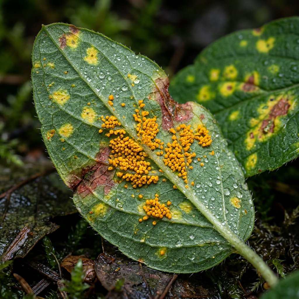 Hypericum Rust (Melampsora Hypericorum) Identification & Edibility ...