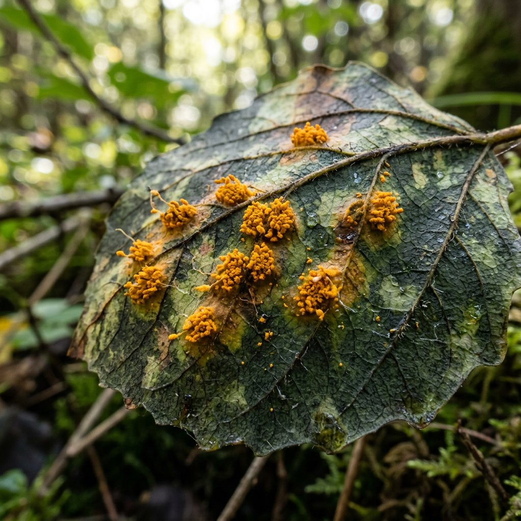 Dog's Mercury Rust (Melampsora Populnea) Identification & Edibility ...