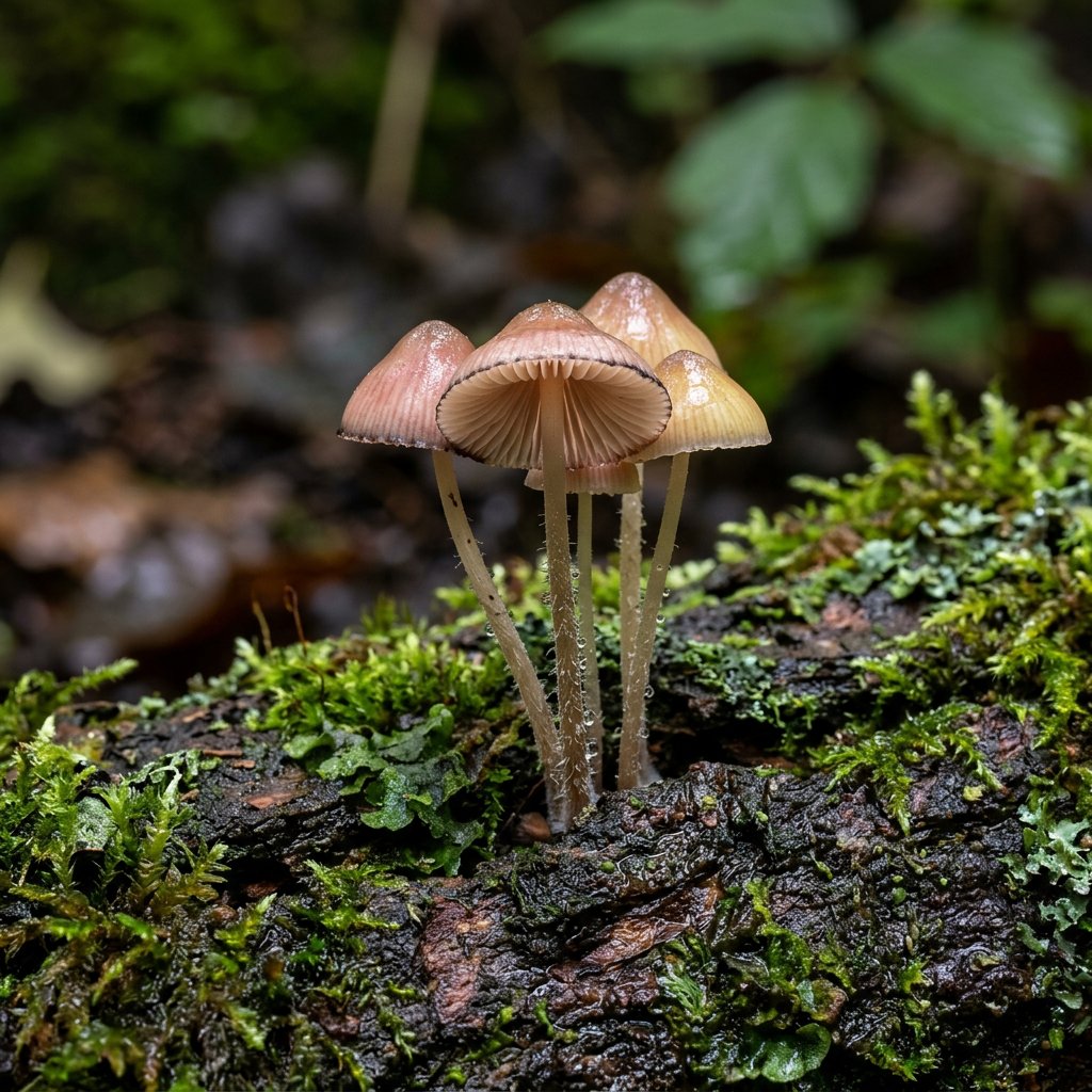 Mycena Kuurkacea Mushroom Identification, Habitat & Uses