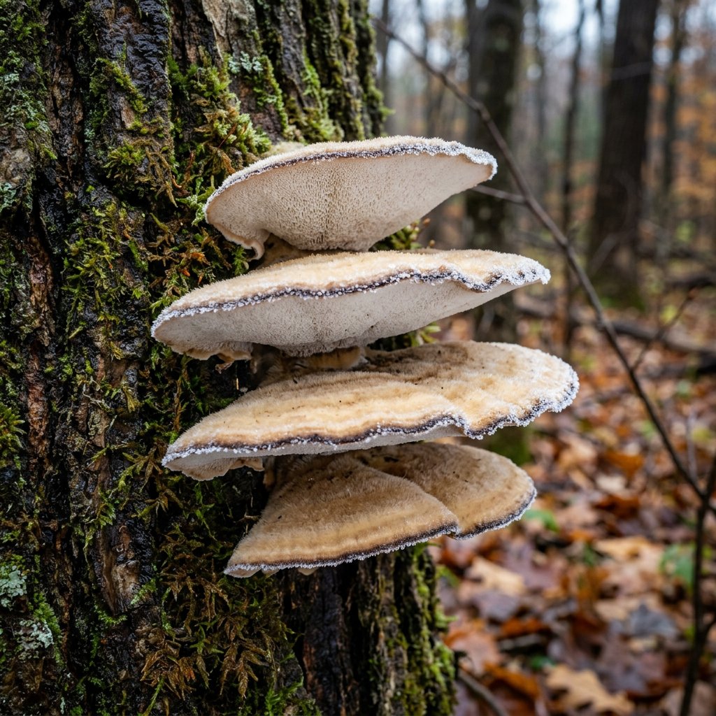Poplar Bracket (Oxyporus Populinus) Identification & Edibility - Plantiary