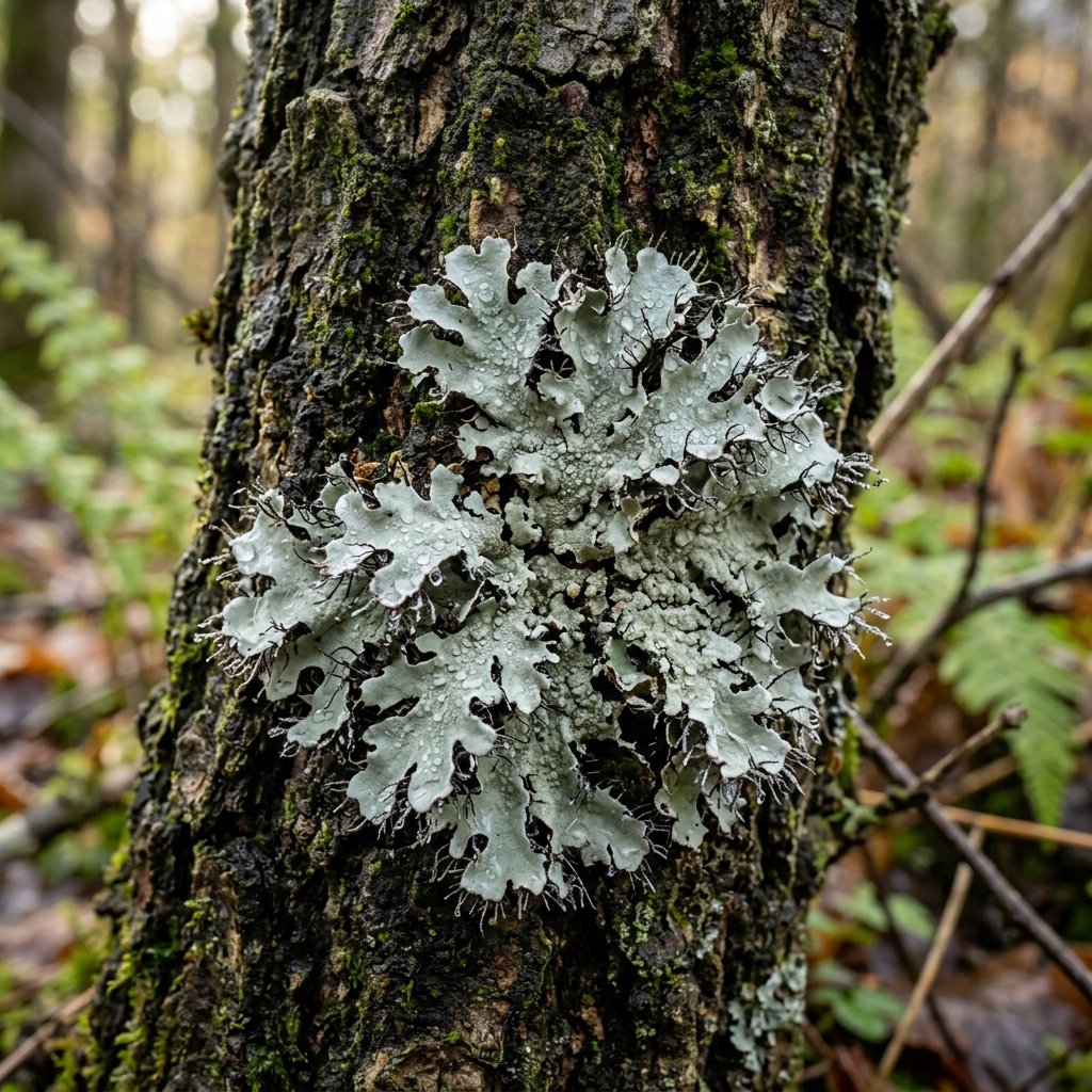Salted Ruffle Lichen (Parmotrema Crinitum) Identification & Edibility ...