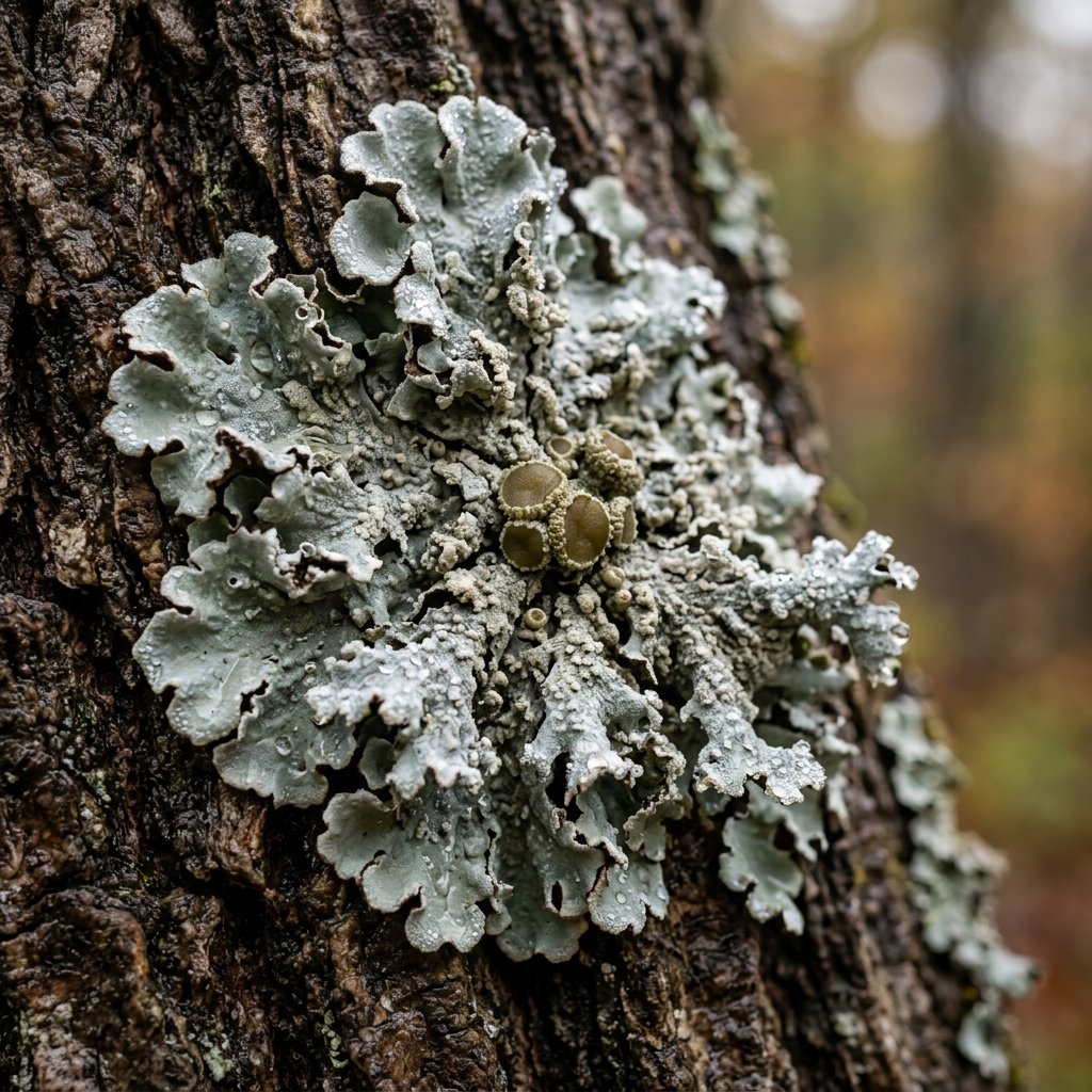 Powdered Ruffle Lichen (Parmotrema Hypotropum) Identification ...