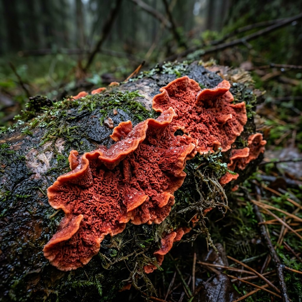 Peniophora Polygonia Identification & Edibility - Plantiary