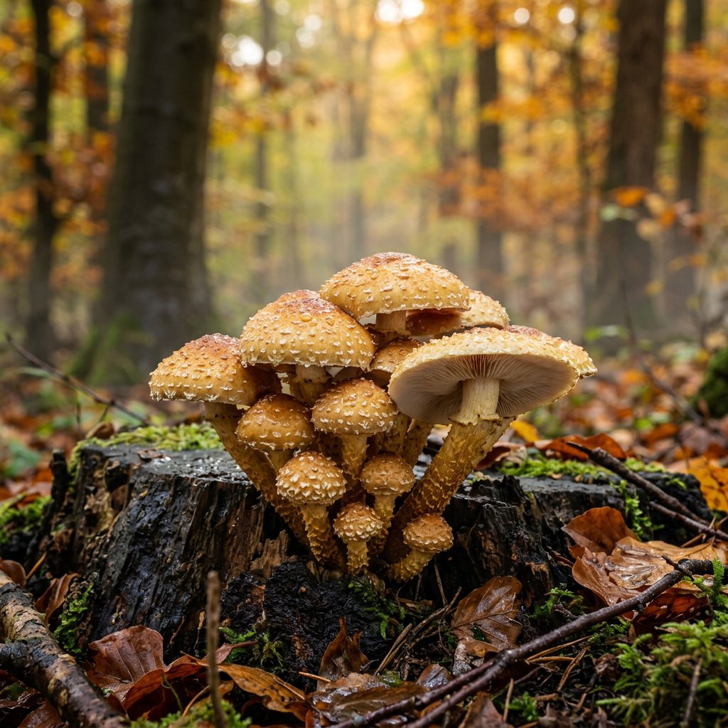 Sticky Scalycap (Pholiota Gummosa) Identification & Edibility - Plantiary