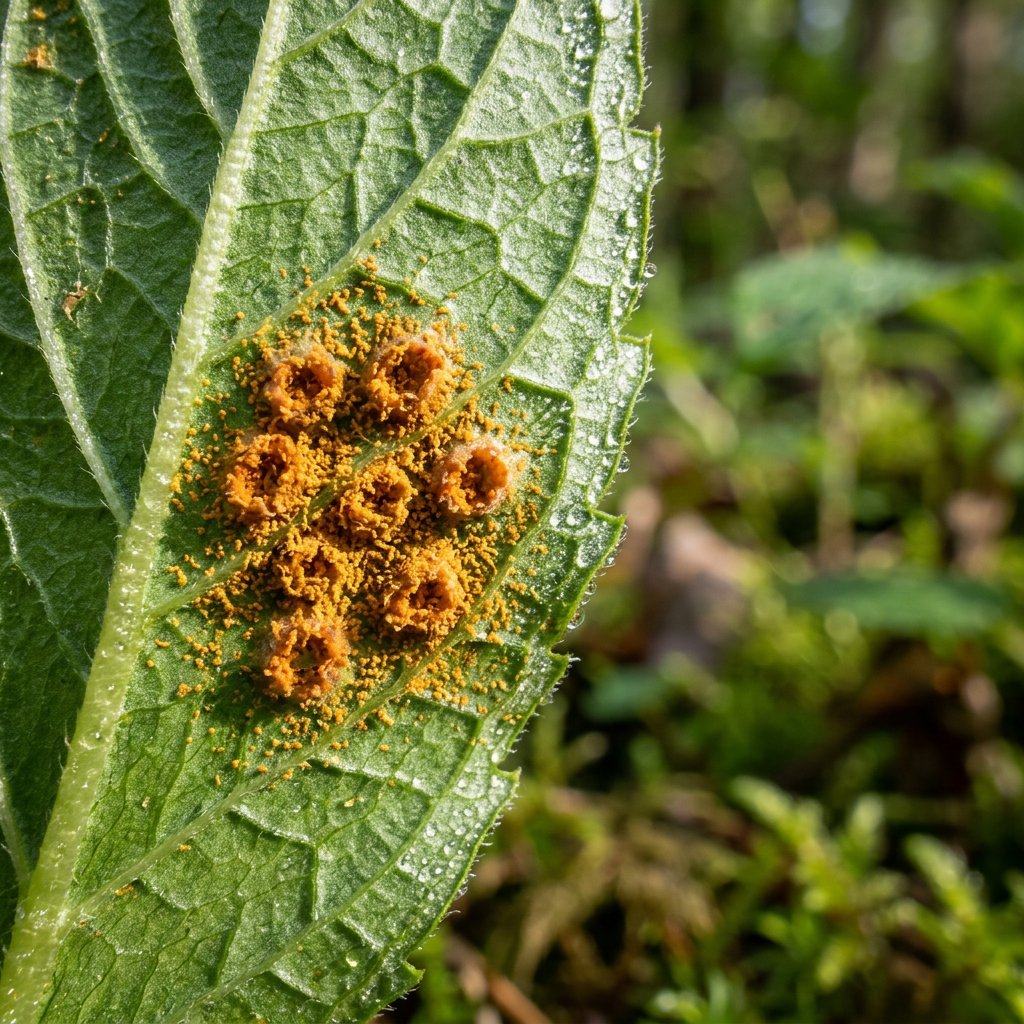 Mint Rust (Puccinia Menthae) Mushroom Identification, Habitat & Uses