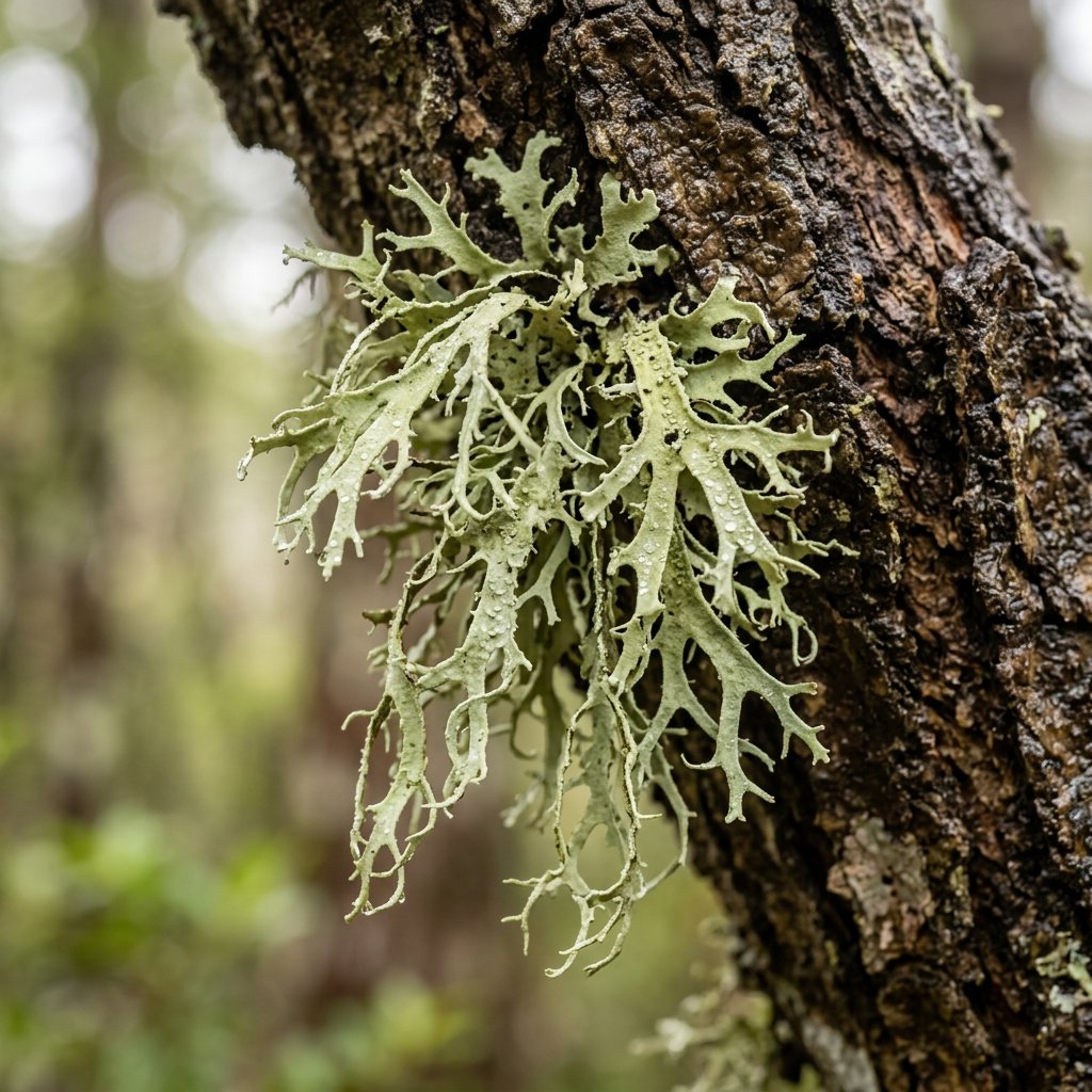 Cartilage Lichen (Ramalina Celastri) Identification & Edibility - Plantiary