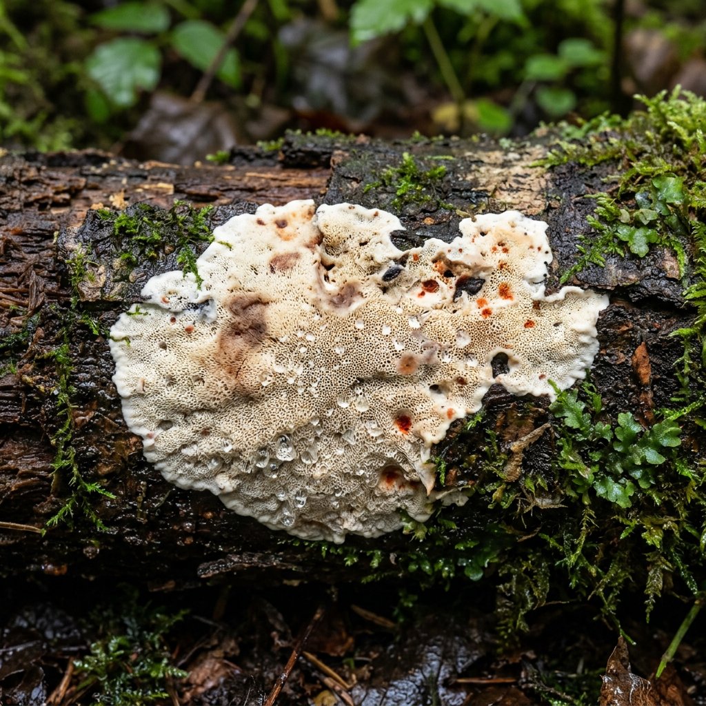 Bleeding Porecrust (Rigidoporus Sanguinolentus) Mushroom Identification ...