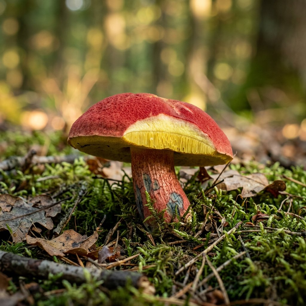Perfumed Bolete (Rubroboletus Rhodosanguineus) Mushroom Identification ...