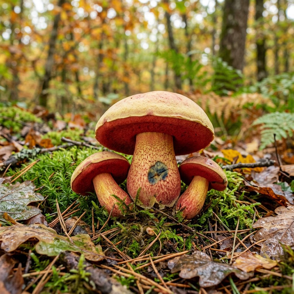 Ruddy Bolete (Rubroboletus Rhodoxanthus) Mushroom Identification ...