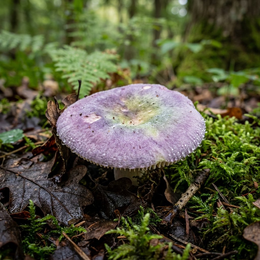 Velvet Brittlegill (Russula Violeipes) Identification & Edibility ...