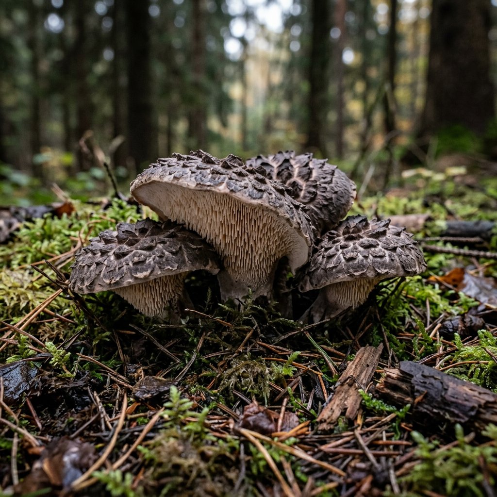 Bitter Tooth (Sarcodon Scabrosus) Identification & Edibility - Plantiary