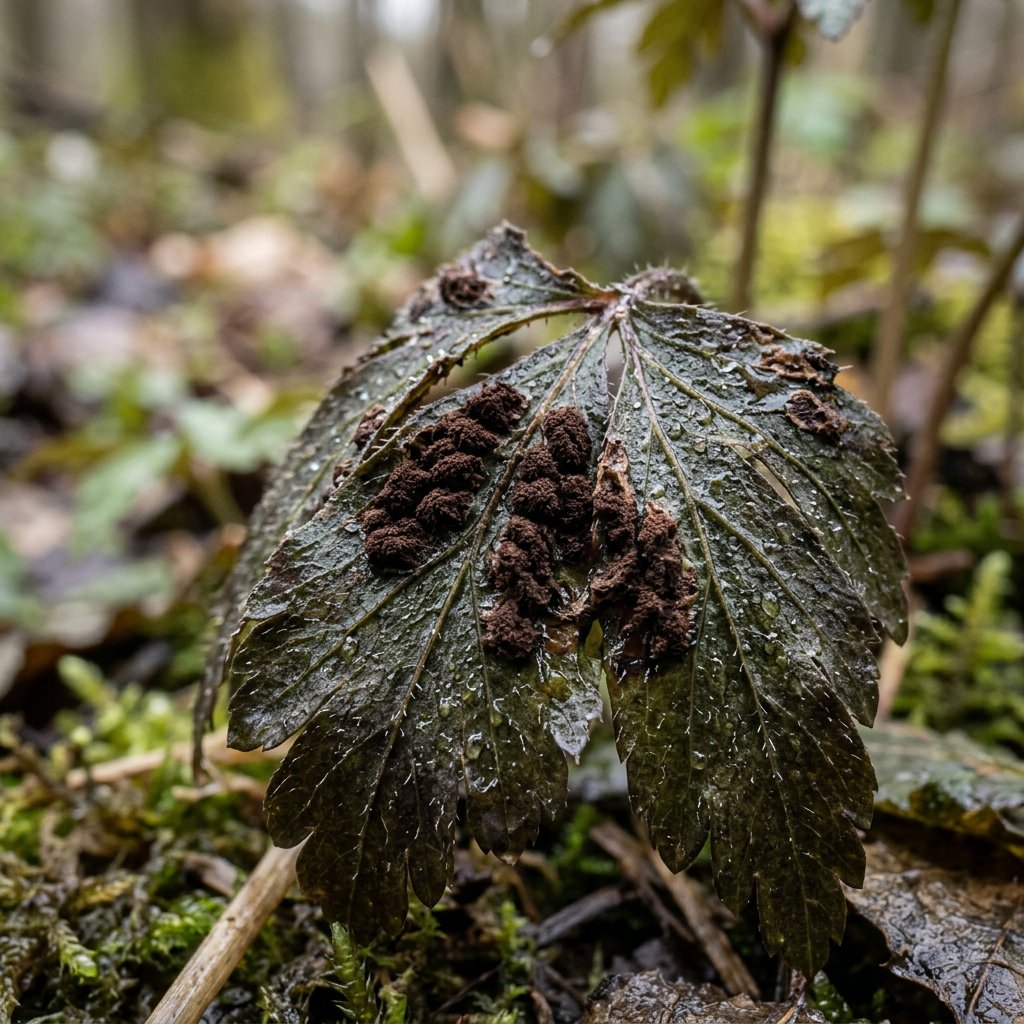 Wood Anemone Rust Fungus (Tranzschelia Anemones) Identification ...
