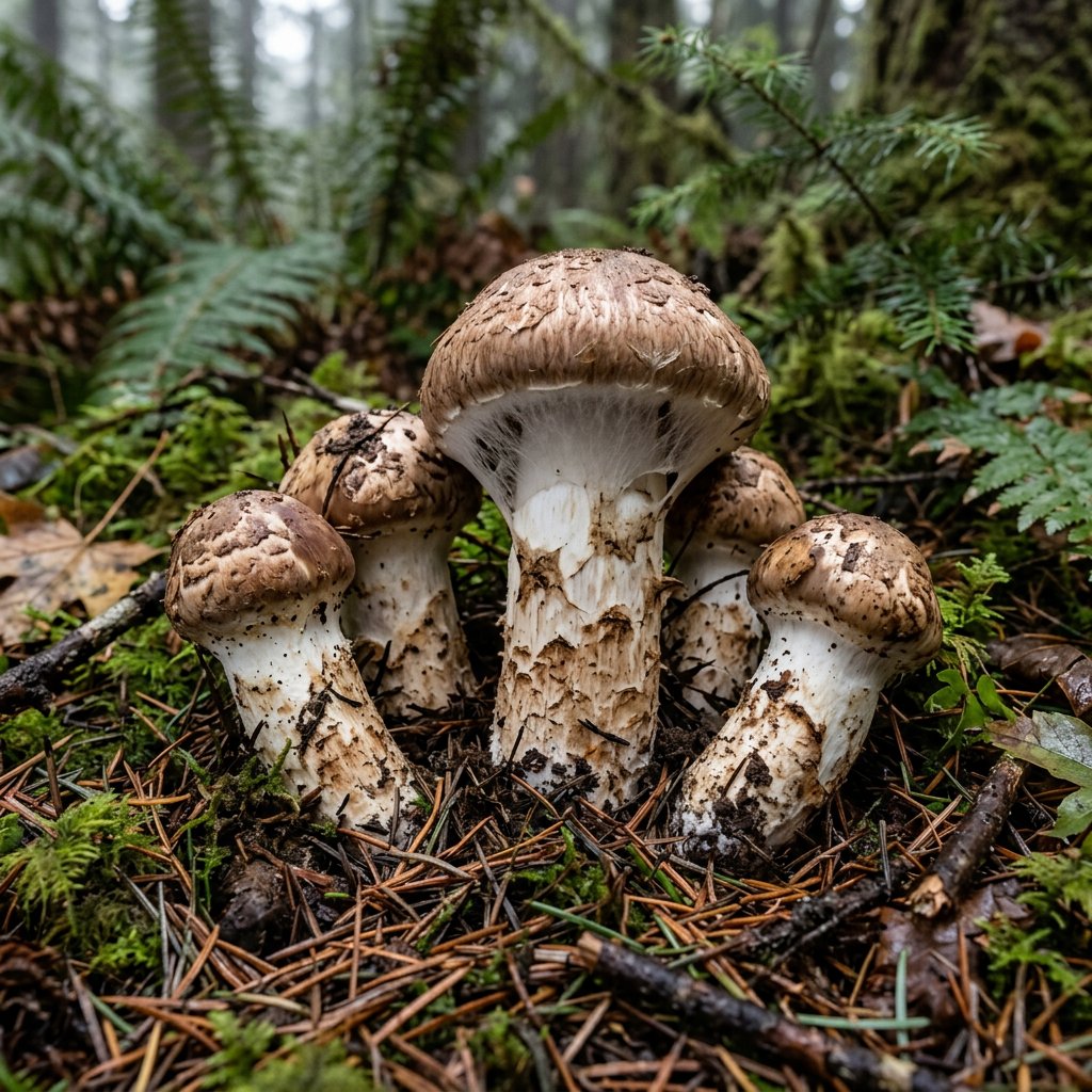 American Matsutake (Tricholoma Magnivelare) Identification & Edibility ...
