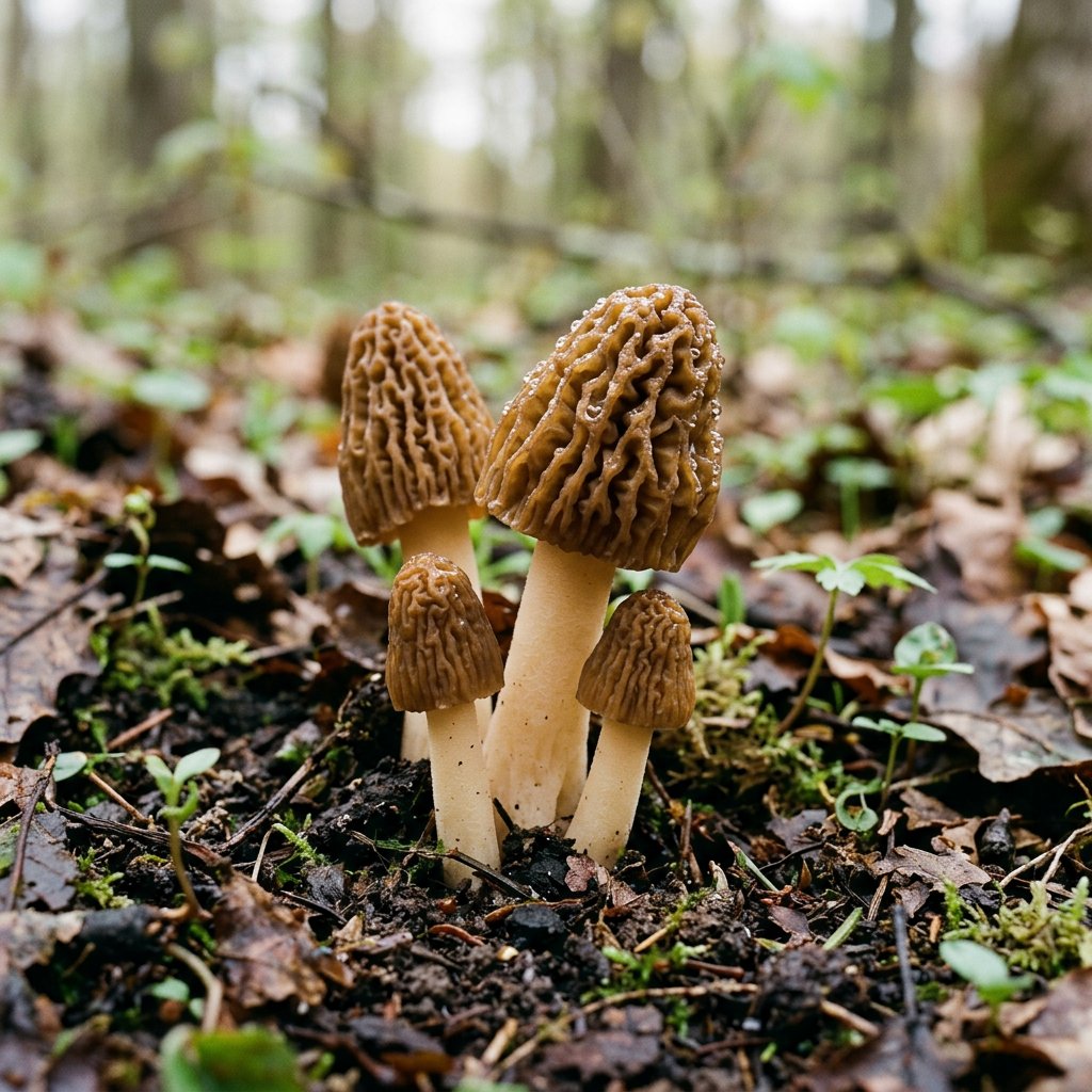 Conic Morel (Verpa Conica) Identification & Edibility - Plantiary