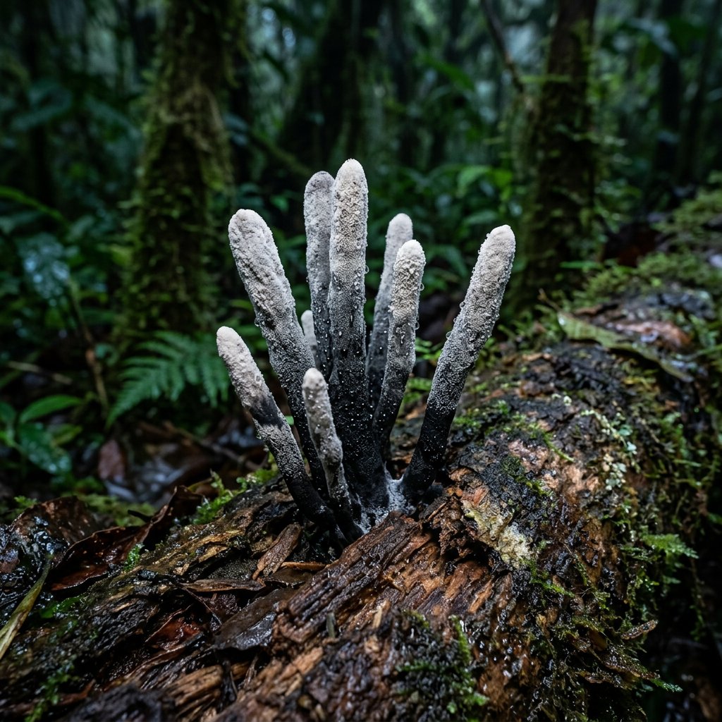 Xylaria Cubensis Identification & Edibility - Plantiary